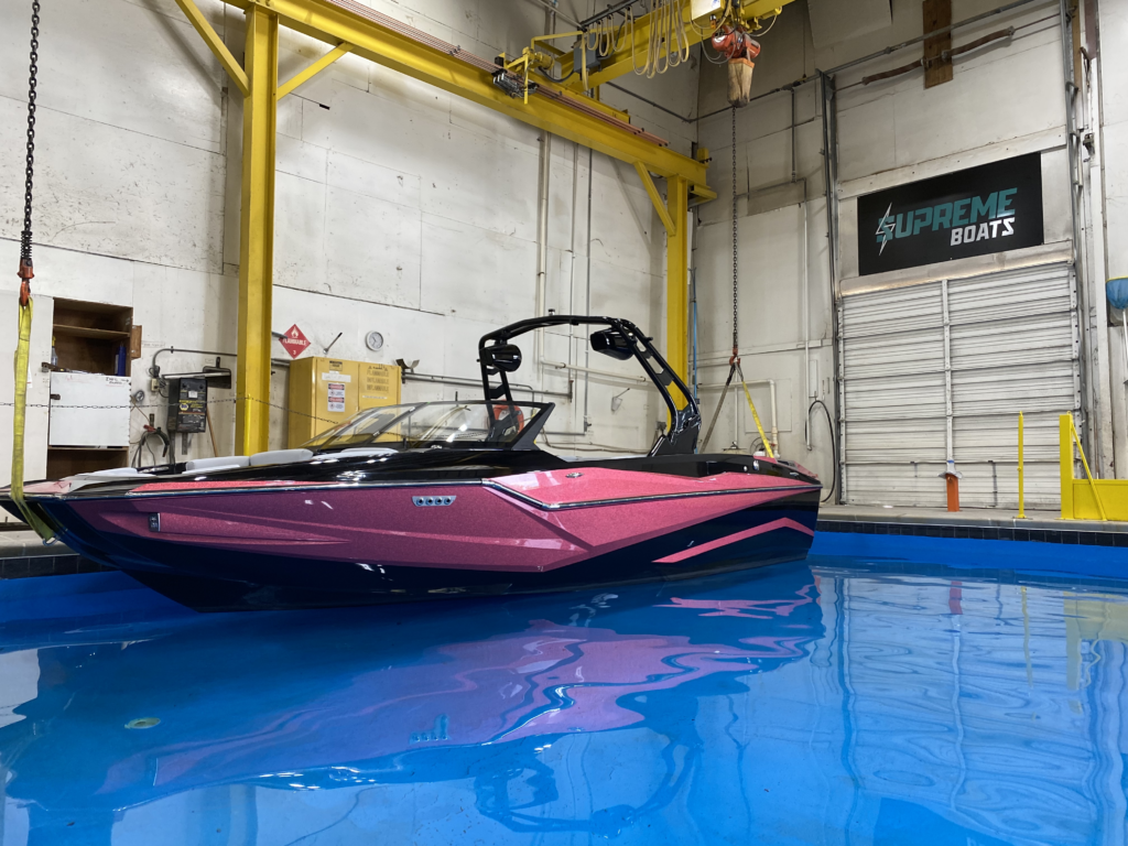 SUPREME BOATS BUILDS FIRST BOAT IN NEW FACILITY - Correct Craft